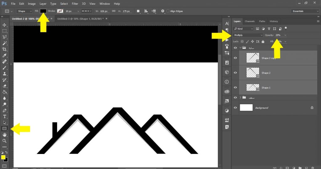 طراحی آرم | آموزش تصویری ساخت آرم | آموزش طراحی لوگو | طراحی آرم شرکت ...